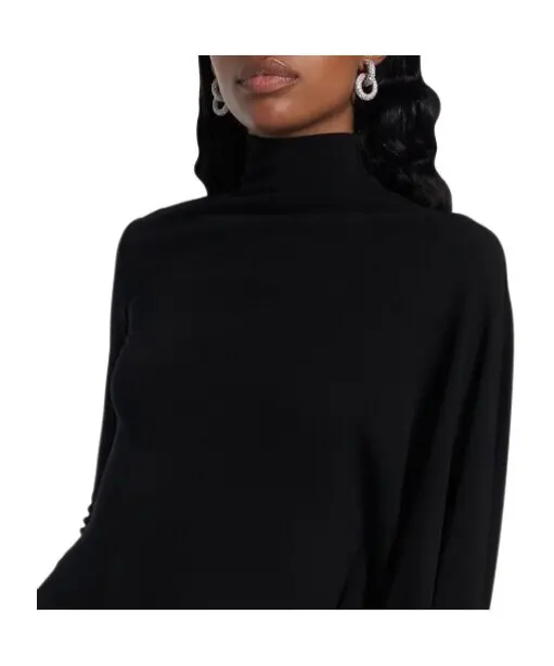 Stella McCartney Draped High-neck Midi Dress