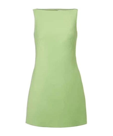 EMILIA WICKSTEAD Rifer Wool Cady Minidress