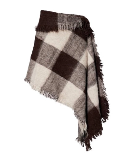 Proenza Schouler Checked Alpaca And Wool-blend Miniskirt