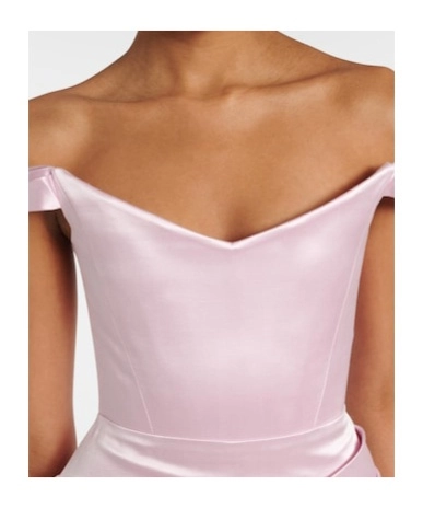 Alex Perry Draped Duchess Satin Minidress