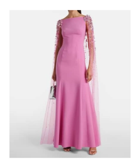 Jenny Packham Bittersweet Beaded Caped Gown