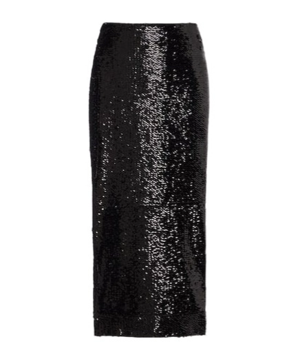 EMILIA WICKSTEAD Sequined Pencil Skirt