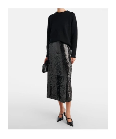 EMILIA WICKSTEAD Sequined Pencil Skirt