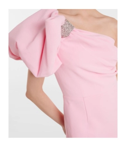 Rebecca Vallance Isabella Asymmetric Crepe Gown