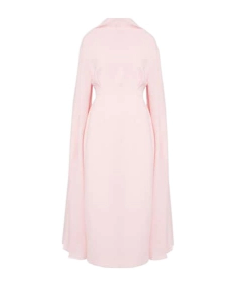 ROKSANDA Nour Draped Crepe Midi Dress