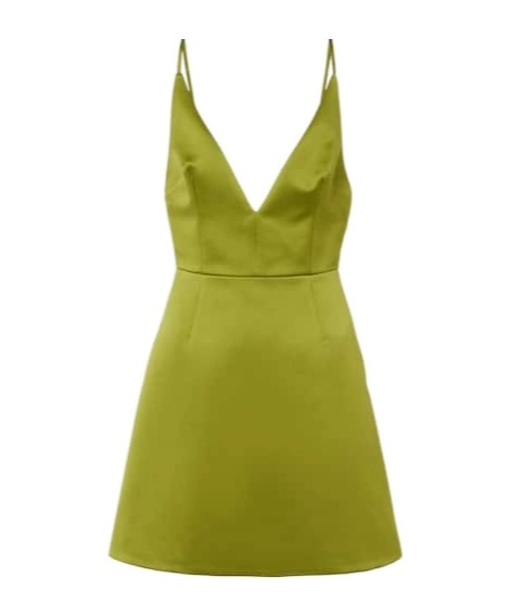 EMILIA WICKSTEAD Vero Satin Minidress