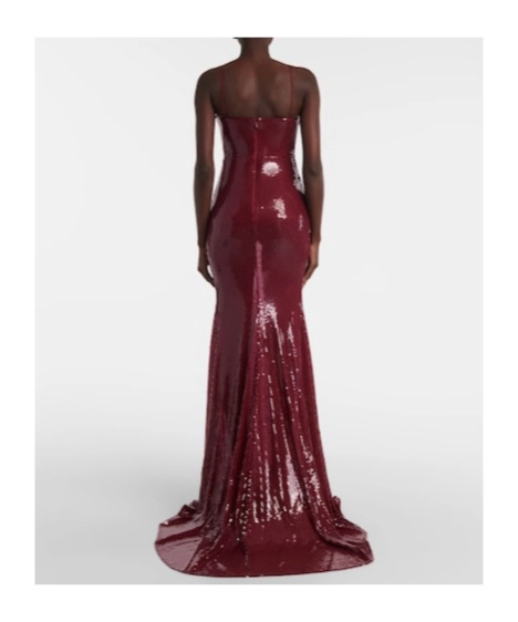 Alex Perry Sequined Corset Gown