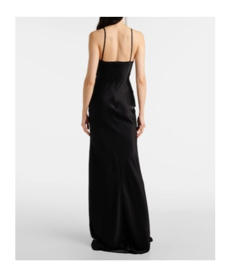 David Koma Embellished Satin Gown