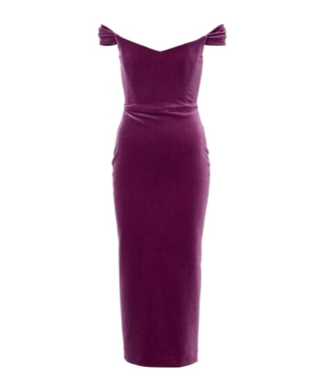 Alex Perry Off-shoulder Bustier Dress