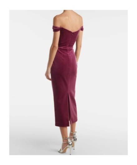 Alex Perry Off-shoulder Bustier Dress