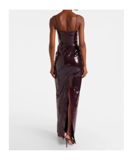 David Koma Embellished Gathered Gown