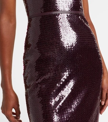 David Koma Embellished Gathered Gown