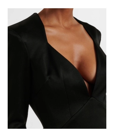 Alex Perry Satin Crepe Gown