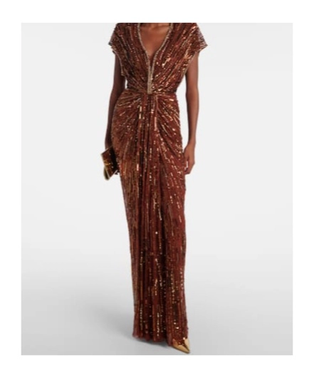 Jenny Packham Zola Sequined Gown