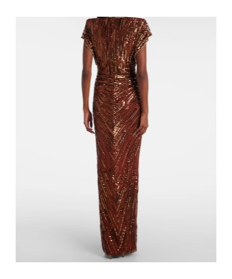Jenny Packham Zola Sequined Gown