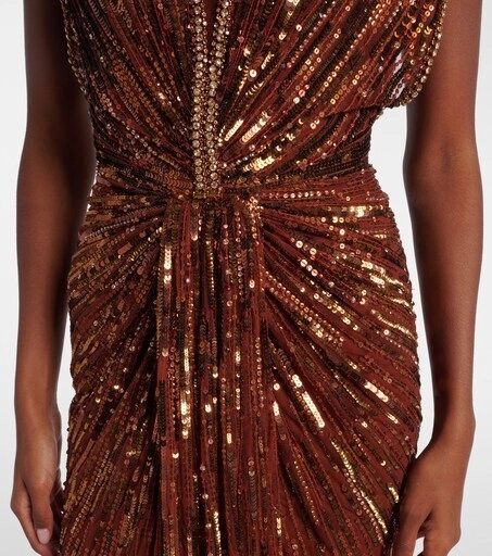 Jenny Packham Zola Sequined Gown