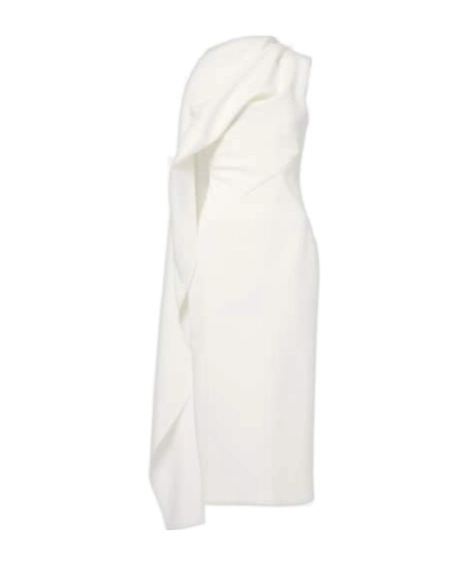 ROKSANDA Bridal Edith Draped Crêpe Midi Dress