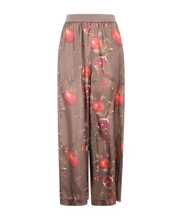 UMA WANG Graphic Printed Straight-leg Trousers