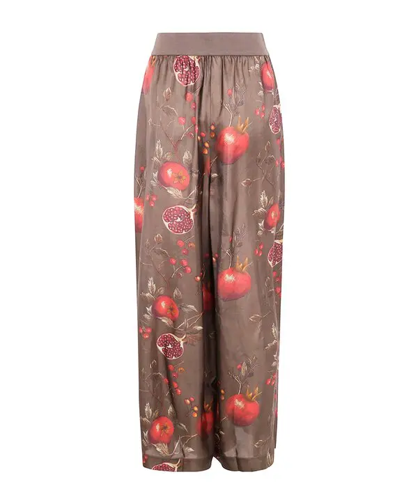 UMA WANG Graphic Printed Straight-leg Trousers
