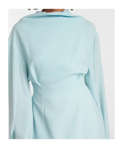 ROKSANDA Nour Draped Midi Dress - Blue