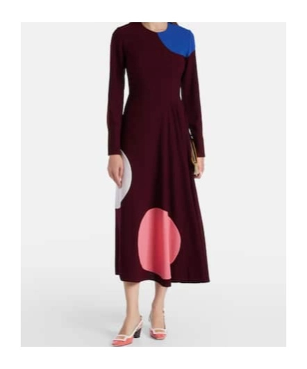 ROKSANDA Withiel Printed Crêpe Midi Dress