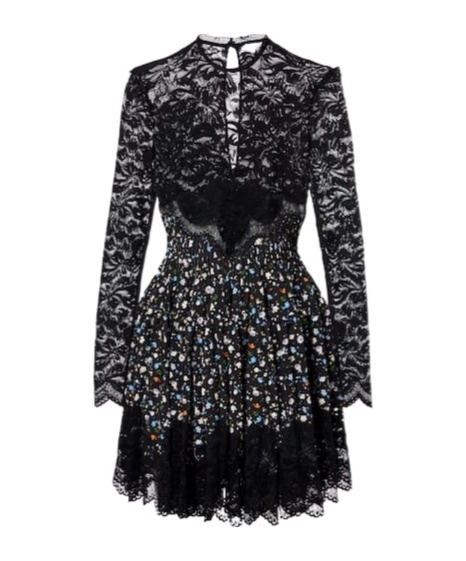 Rabanne Floral Lace Minidress