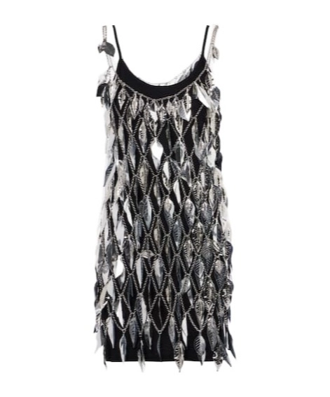 Rabanne Chain-detail Embellished Minidress