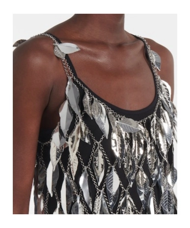 Rabanne Chain-detail Embellished Minidress
