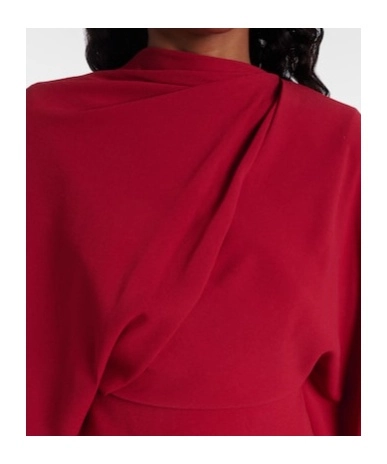 ROKSANDA Neolitsea Shawl Crepe Cocktail Dress