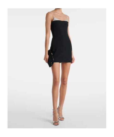 David Koma Embellished Cady Minidress
