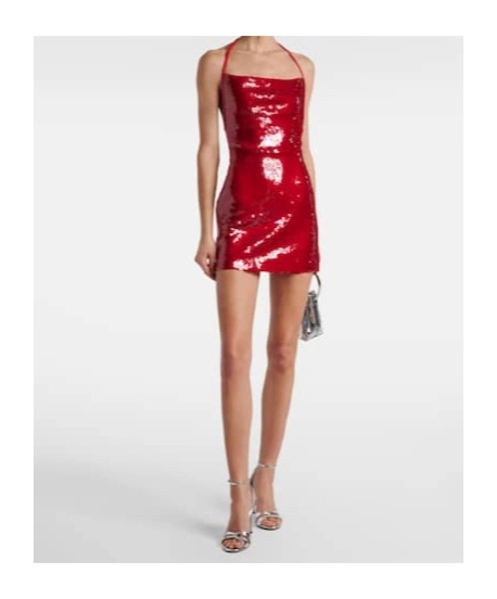 David Koma Sequined Minidress