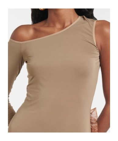 NENSI DOJAKA Asymmetrical Ruffled Maxi Dress