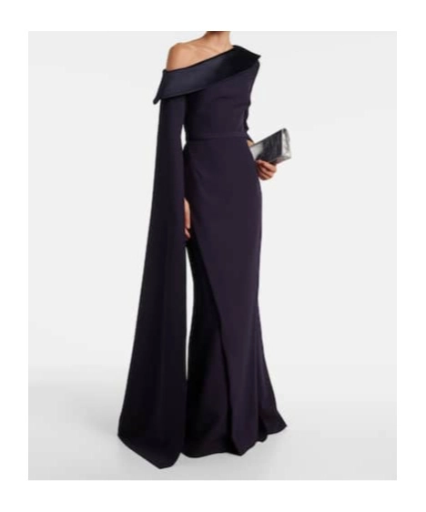 SAFIYAA LONDON Rinoa One-shoulder Gown