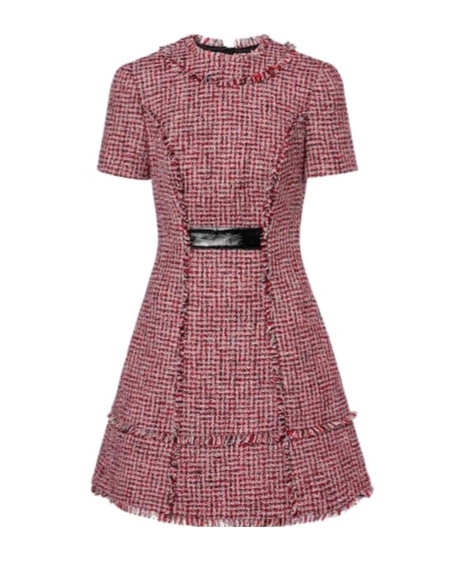 SAFIYAA LONDON Tweed Minidress - Pink
