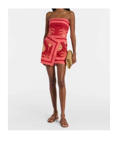 Johanna Ortiz Raiz Printed Cotton Minidress