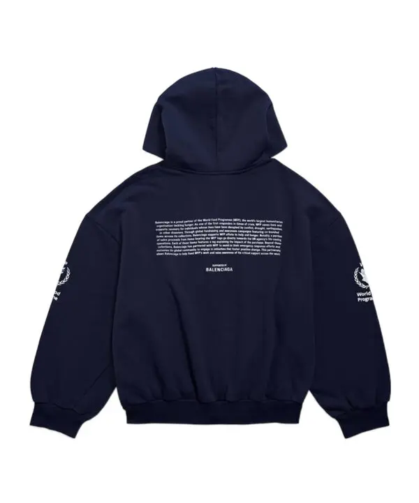 Balenciaga Wfp Regular Zip-up Hoodie