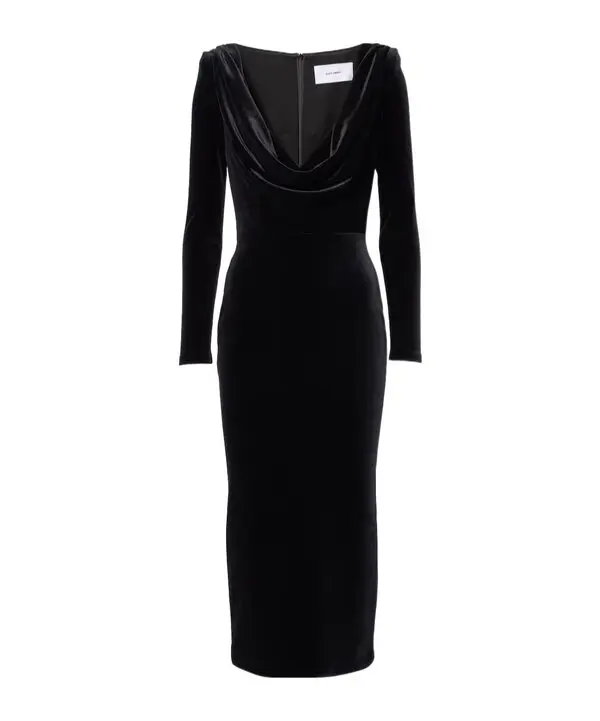 Alex Perry Velvet Corset Dress