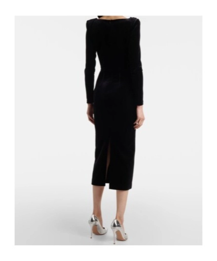 Alex Perry Velvet Corset Dress