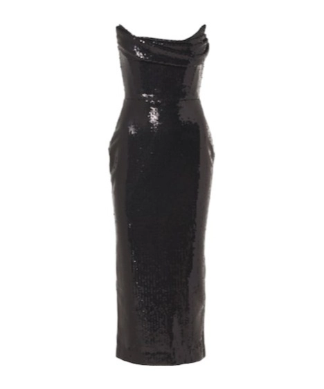 Alex Perry Sequined Bustier Dress