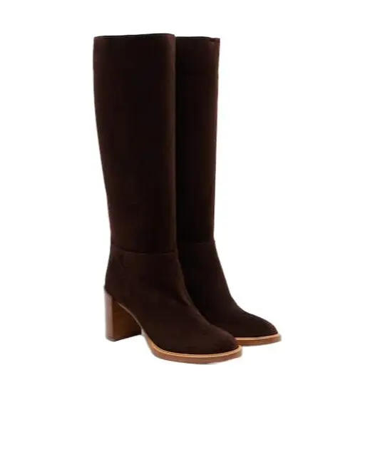 Gabriela Hearst Bocca Suede Knee-high Boots