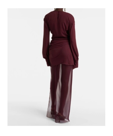 NENSI DOJAKA Davina Draped Maxi Dress