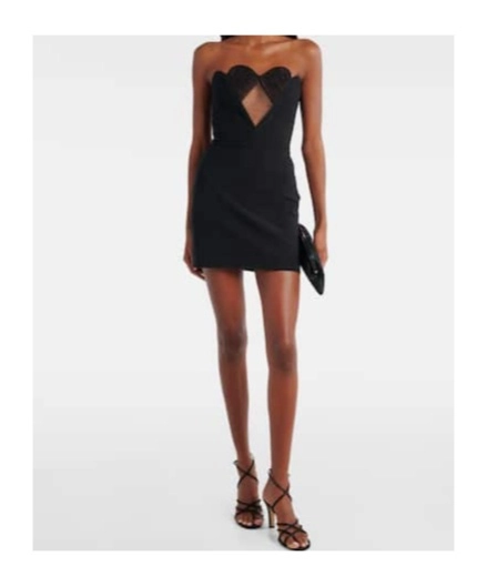 NENSI DOJAKA Cutout Strapless Minidress