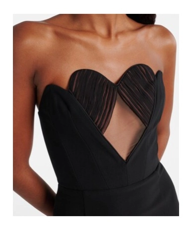 NENSI DOJAKA Cutout Strapless Minidress