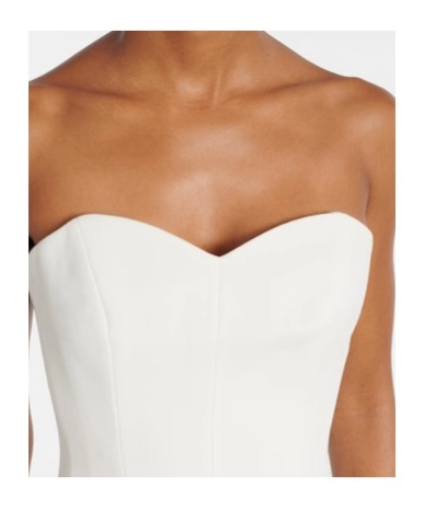 Alex Perry Draped Crepe Jersey Corset Dress