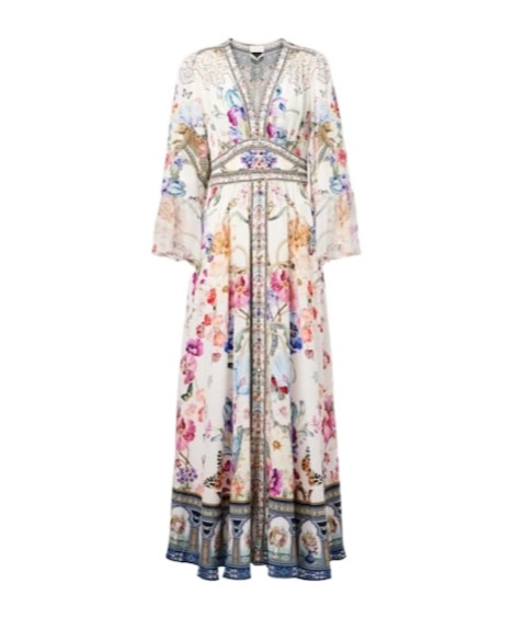 Camilla Crystal-embellished Silk Maxi Dress - Multicolor