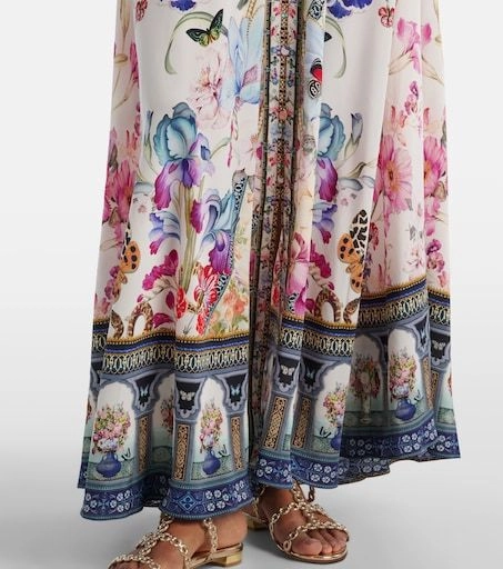 Camilla Crystal-embellished Silk Maxi Dress