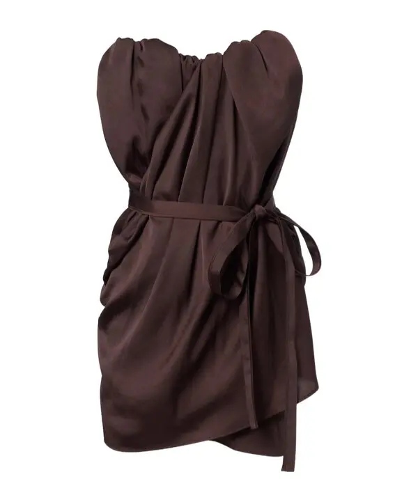 VIVIENNE WESTWOOD Susana Draped Corset Dress - Black