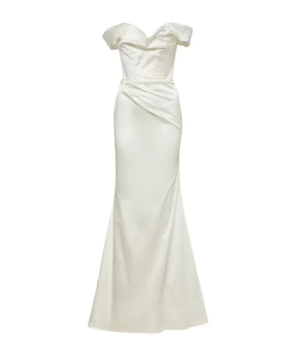 VIVIENNE WESTWOOD Cora Satin Gown - White