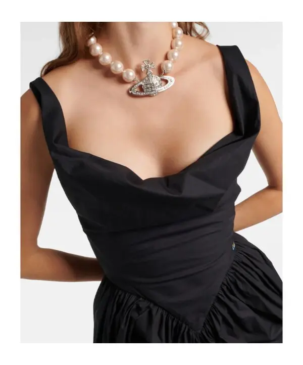 VIVIENNE WESTWOOD Cotton Corset Dress - Black