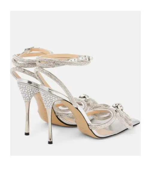 MACHMACH Double Bow Embellished Pumps